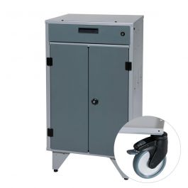 Computerkast voor laptop met lade en deuren verrijdbaar kopen? - Alles ...