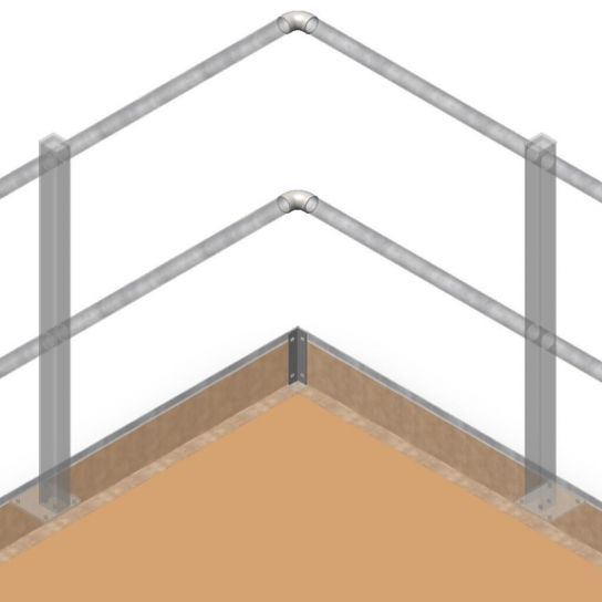 Hoekverbinding 90 graden verzinkt kopen? - Alles voor uw magazijn - Begra