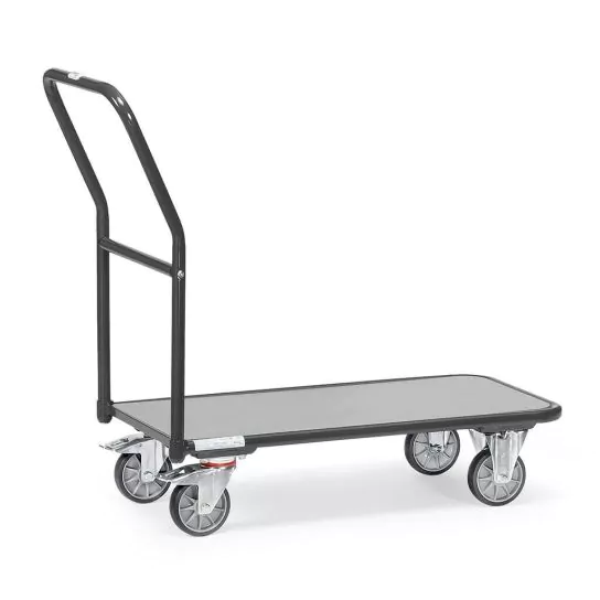 Plateauwagen, platformwagen, transportkar 250 kg met duwbeugel 850x450 ...